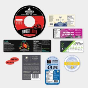 Prime Custom Labels in Vancouver, BC by Glenwood Labels